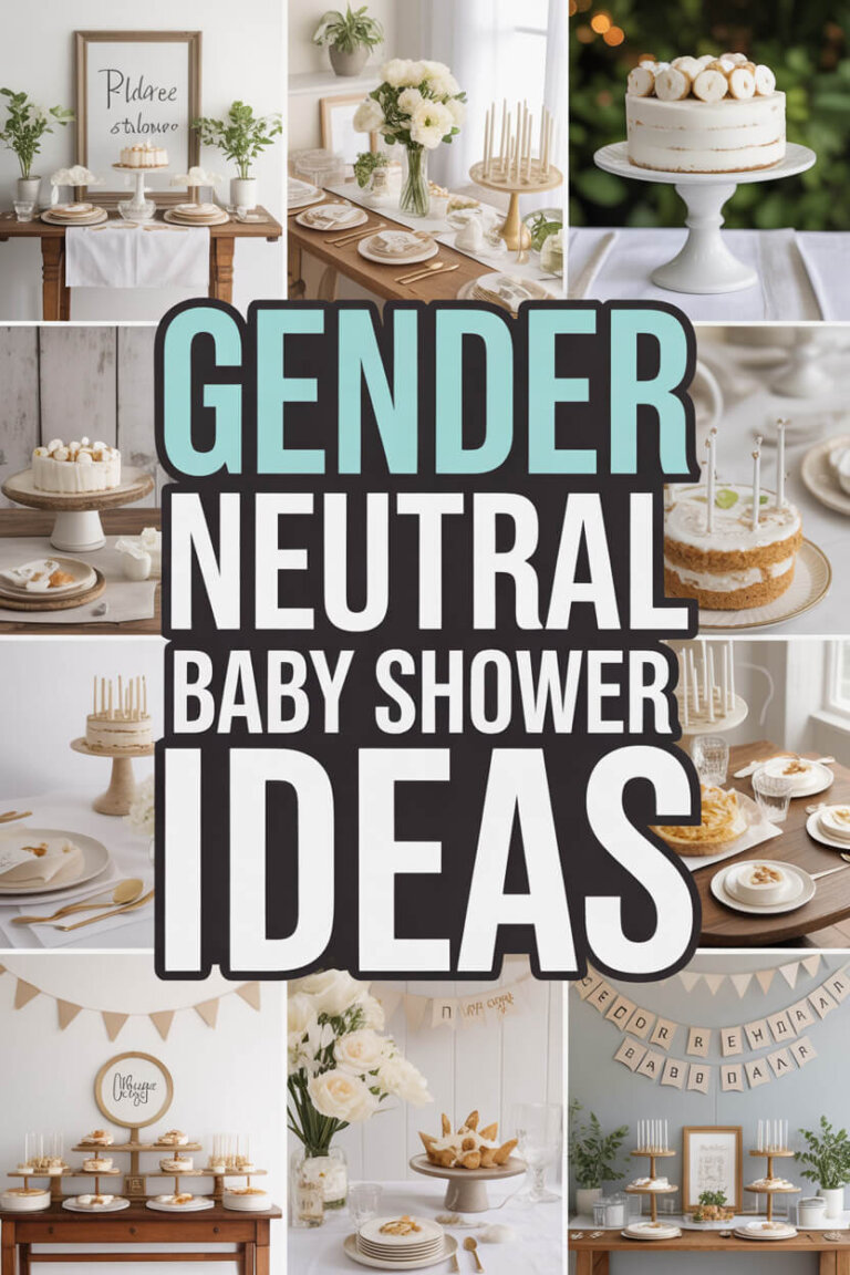 45 Ideas for Gender Neutral Baby Showers to Keep the Big Reveal Extra ...