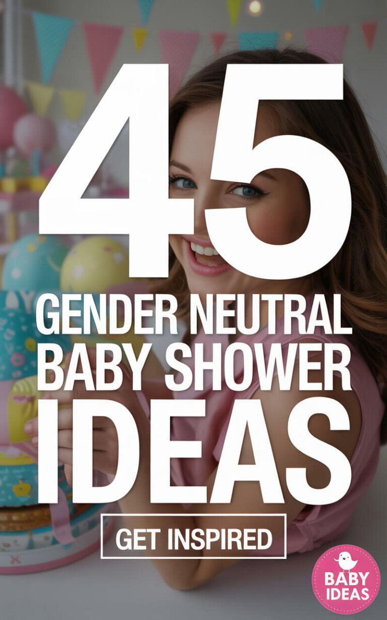 45 Ideas for Gender Neutral Baby Showers to Keep the Big Reveal Extra ...