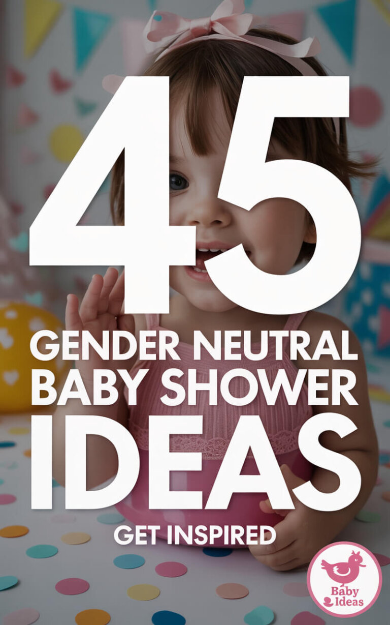45 Ideas for Gender Neutral Baby Showers to Keep the Big Reveal Extra ...