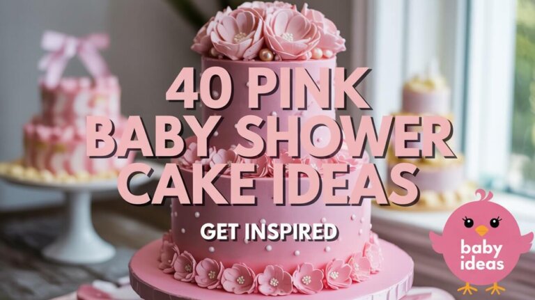 40 Precious Pink Baby Shower Cake Designs For Tender Memories - Baby Ideas
