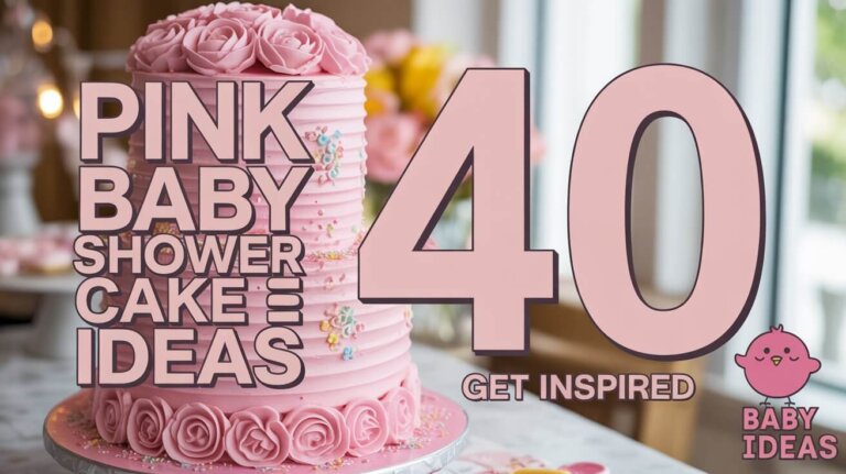 40 Precious Pink Baby Shower Cake Designs For Tender Memories - Baby Ideas